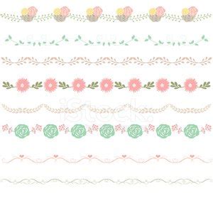 Border Decoration Elements Set Stock Vector Royalty Free FreeImages