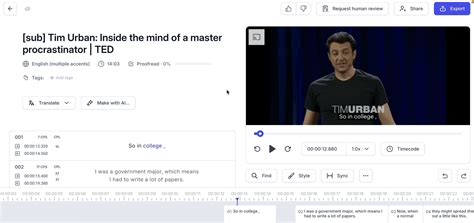 Our Professional Grade Online Subtitle Editor