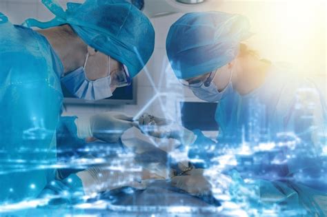 Premium Photo Couple Of Doctors Doing The Operation
