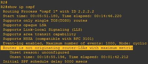 Ospf “max Metric Router Lsa” Command Ict For Myanmar Unicode Version