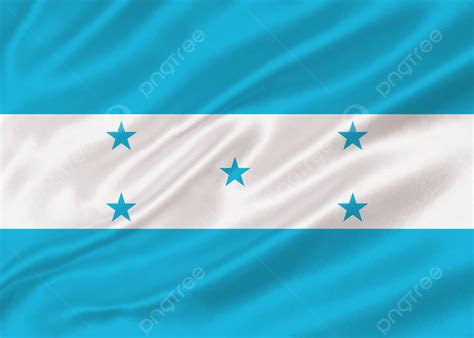 Ondeando El Fondo De La Bandera De Honduras Fondo De La Bandera De