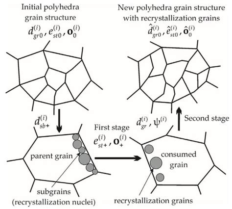 Grain Structure Rearrangement By Means The Advanced Statistical Model Modified For Describing