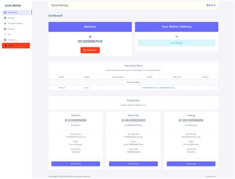 Smarty Scripts Sneatminer Theme For Scm Script