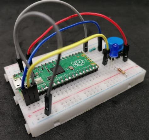 Raspberry Pi Pico 4 Taster Mit Pulldown And Pullup Abfragen Technik Blog
