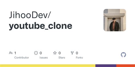 Github Jihoodev Youtube Clone