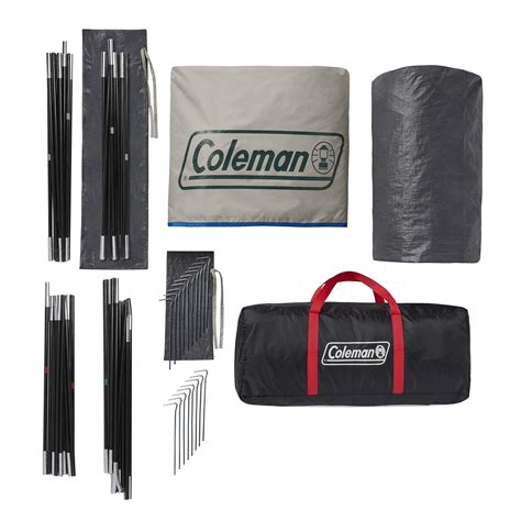 Coleman Cabin Camping Tent With Screened Porch 46 Person Weatherproof