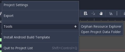 New Tools Submenu In Project Could Get A Reorganization · Issue 31148