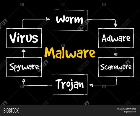 Malware Mind Map Image And Photo Free Trial Bigstock