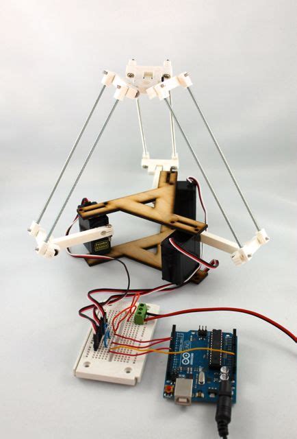 Three Arm Delta Robot V2 Now Open Hardware Marginally Clever Robots