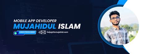 Hello Everyone Im Mujahidul Islam Also Known As Developer Mujahid