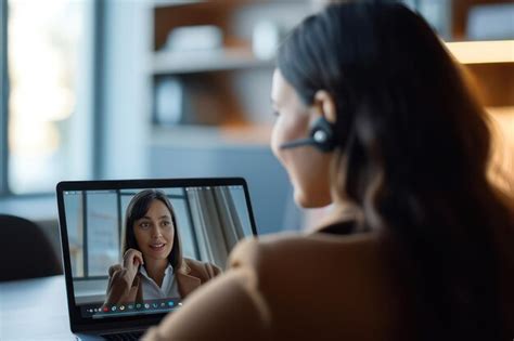 premium photo woman multitasking with technology in a business office