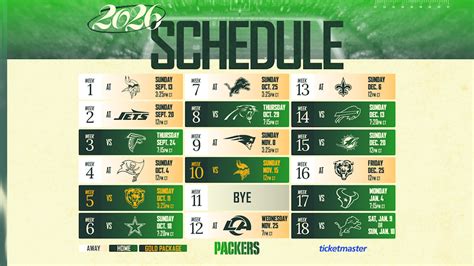 2026 Green Bay Packers Schedule Released Heres What To Know Fox6