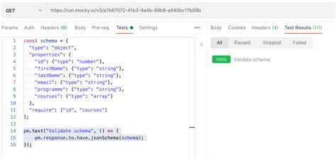 api testing với postman phần 18 validate json schema giangtester blog