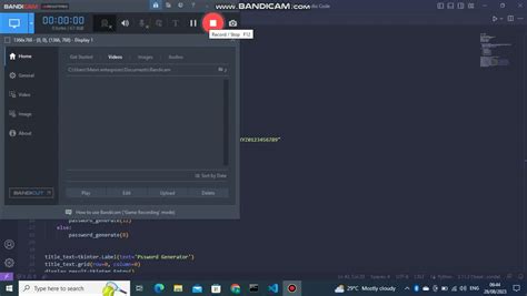 Codsoft Pythondeveloper Codsoftinternship Pythonprogramming Vscode