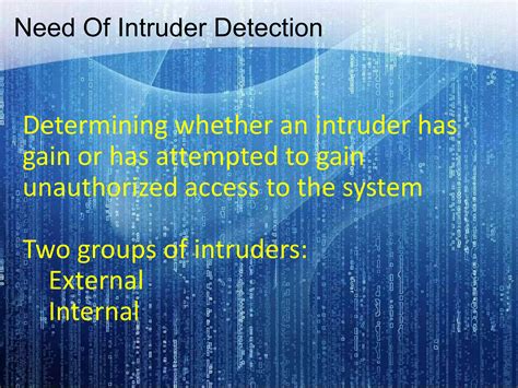 Intruders Detection Pptx