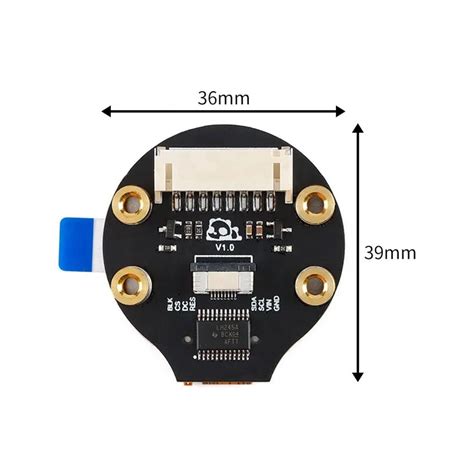 1 28 inch gc9a01 round tft lcd display module controllerstech®