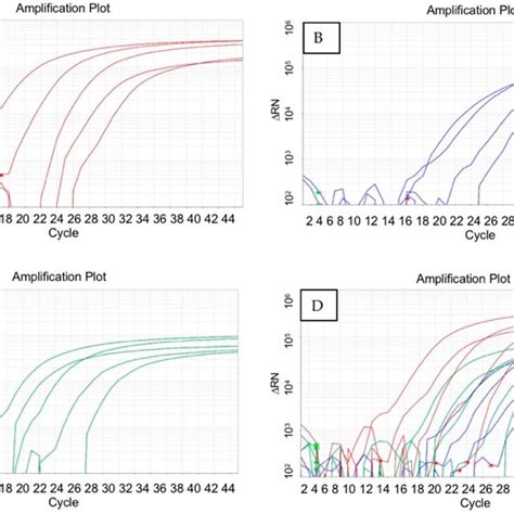 Quantification Range Of Real Time Duplex Pcr Amplification Curves Of