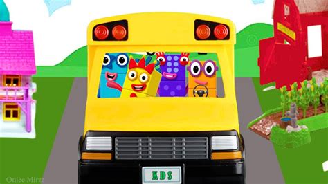 Numberblocks Song Wheels On The Bus 1 Youtube
