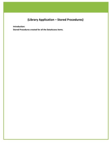 Storedprocedures Pdf