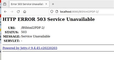 Bshtml2pdf With Error 503 Configuration Setup Bluespice Community
