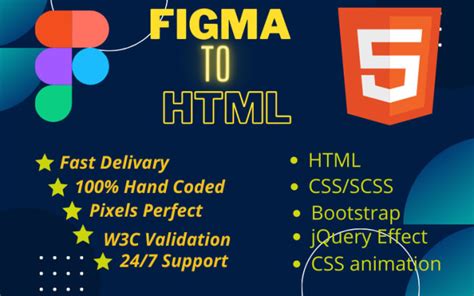Convert Figma To Html With Bootstrap Responsive By Murshalindev Fiverr