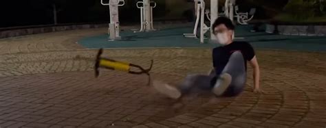 스카이콩콩포고스틱 도전 그리고 부상