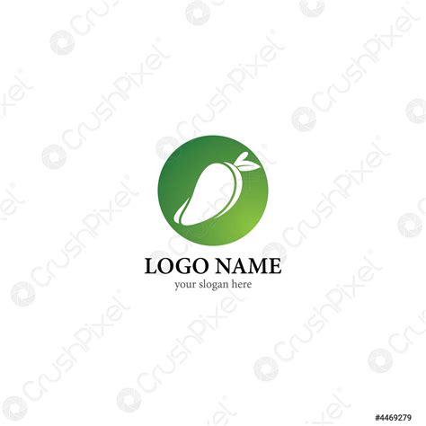 Mango Logo Template Stock Vector 4469279 Crushpixel