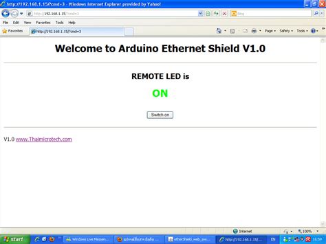 Arduino Microcontroller Control Tcpip Lan Internet Mikro Arduino
