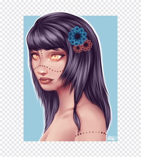 Front Perruque De Coloration Des Cheveux Cils Violet Accessoire De