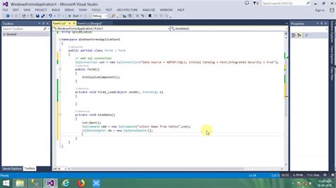 How To Bind Combobox From Database Using Dataset In C Windows Application Youtube