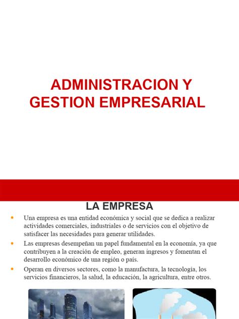 1 Administracion Y Gestion Empresarial Descargar Gratis Pdf