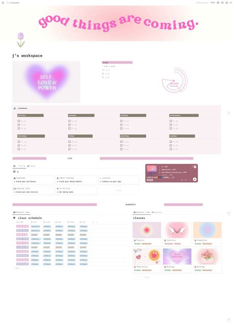 Cute Notion Template Js Ko Fi Shop