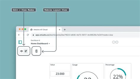Dashboards Widgets Arduino Documentation