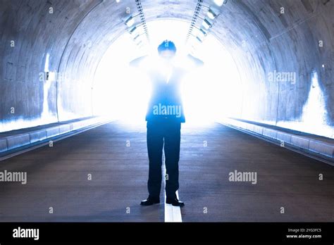 Businessman Holding His Head Stock Photo Alamy
