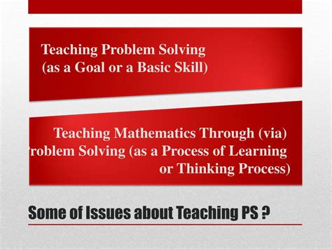 Ppt Introduction To Mathematical Problem Solving Powerpoint