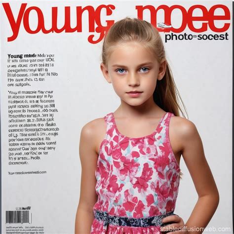 magazine ad for young model posing in photo shoot Prompts | Stable Diffusion Online