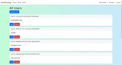 github arc06e socialclubapp aspcore mvc with efcore