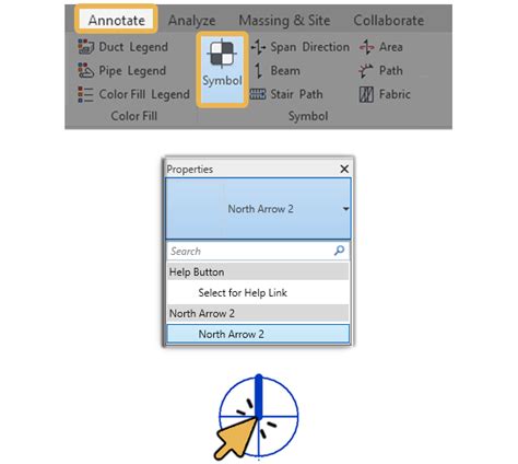 how to add north arrows into revit views mashyo