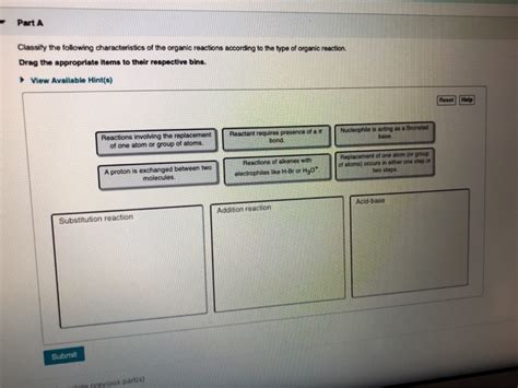 solved part a classify the following characteristics of the