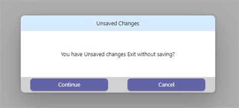 Component Popup Messageresponse Box How To Trigger Events Afterwards