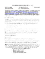 Understanding Streams And Flooding Hydrologic Cycle Features Course Hero