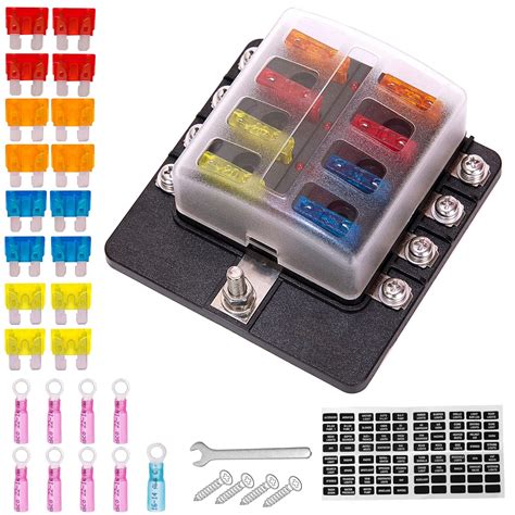 Ginsco 12v Marine Fuse Block With 8 Way Circuit And Nepal Ubuy