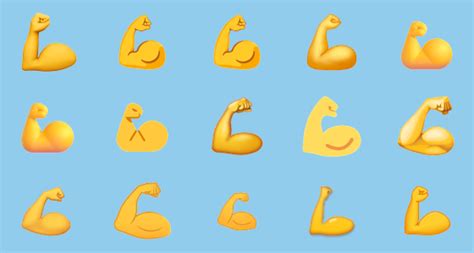 💪 flexed biceps on microsoft 3d fluent 15 1