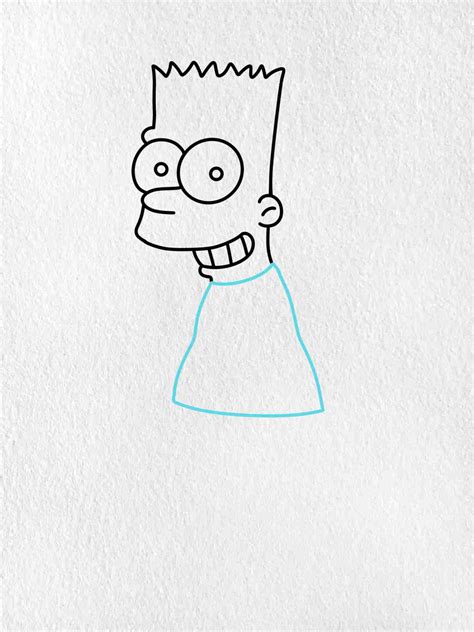 How To Draw Bart Simpson Helloartsy