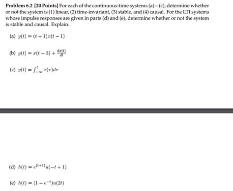 solved problem 6 2 [20 points] for each of the