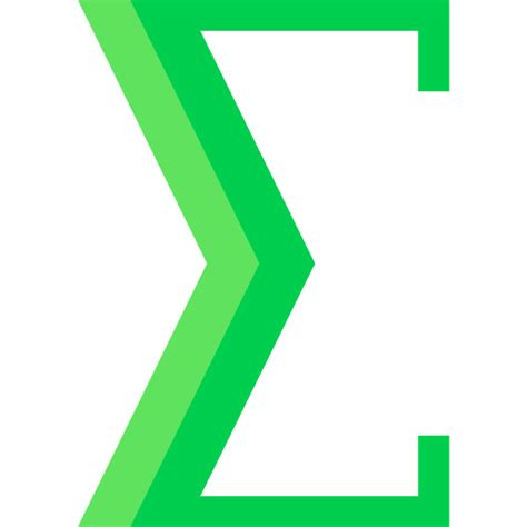 summation basic straight flat icon