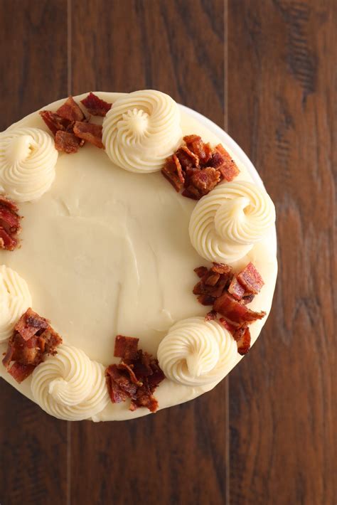 Maple Waffle Bacon Cake Marisa Bakes