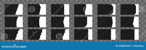 Separator Header For Web Page Design Flat Vector Illustration Set Of Template With Different