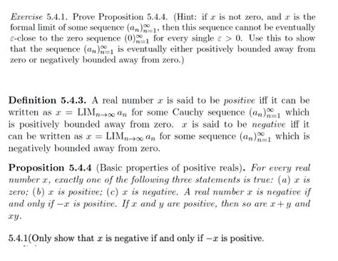solved exercise 5 4 1 prove proposition 5 4 4 hint if is