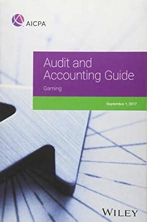 Buy Audit And Accounting Guide Gaming AICPA Audit And Accounting Guide Book Online At